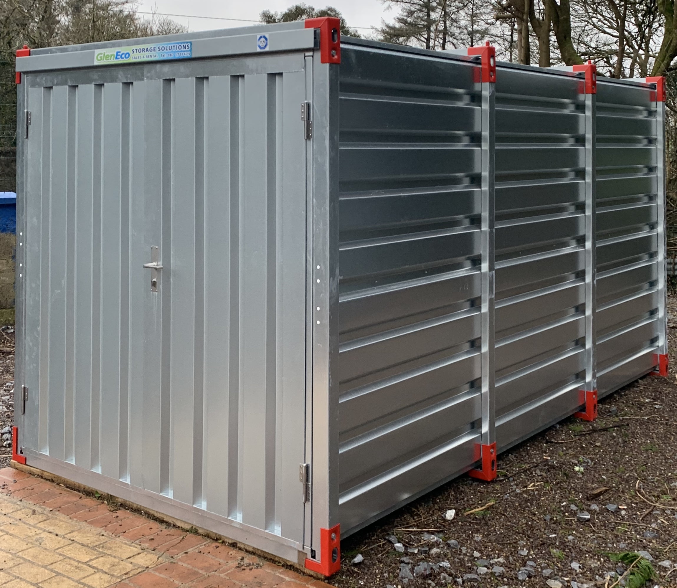 4m Standard Storage Container - Timber Base | Kovobel Ireland