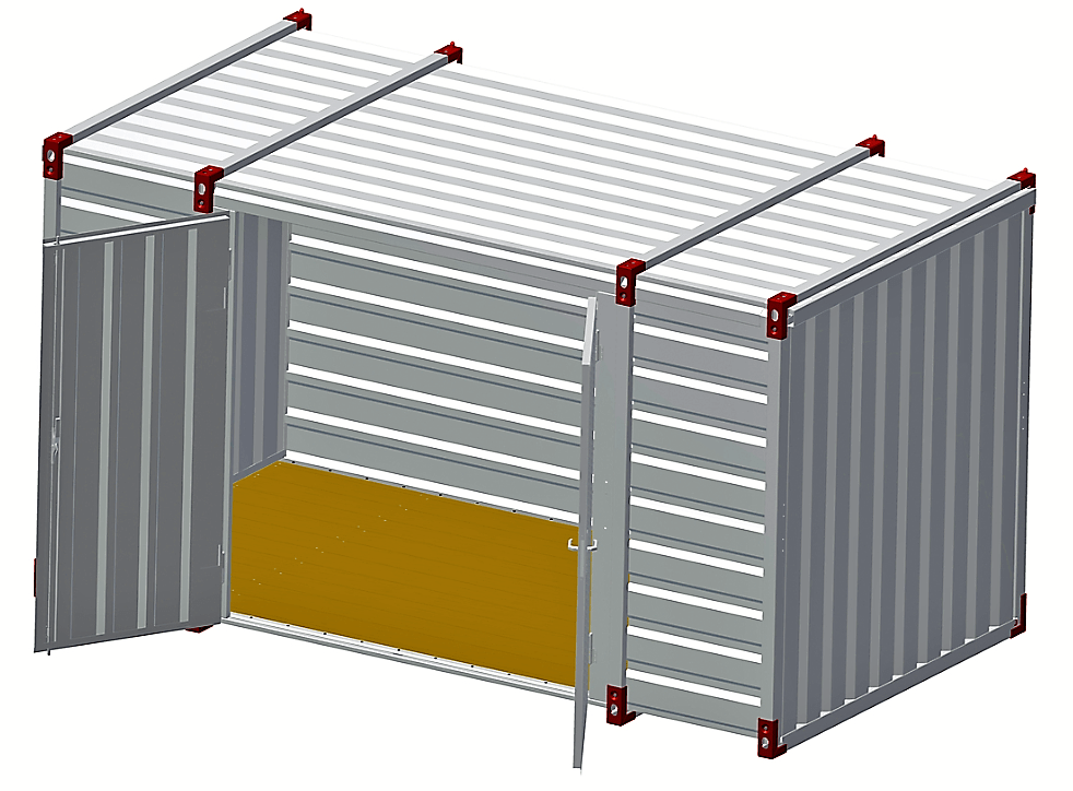 4m Storage Container - Double Side-Door | Kovobel Ireland