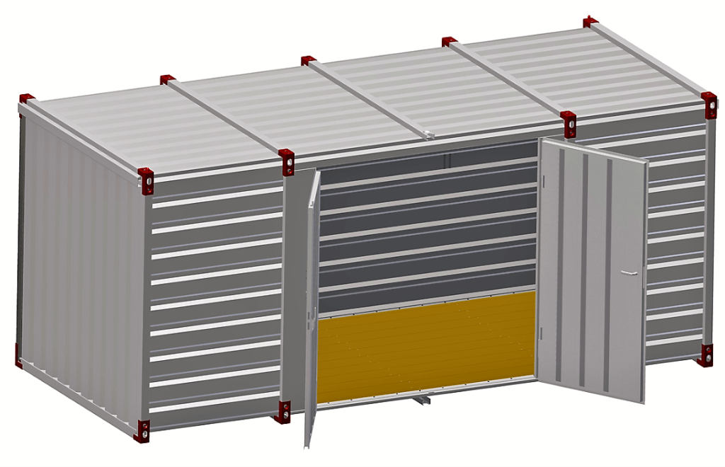 5m Storage Container - Double Side-Doors | Kovobel Ireland