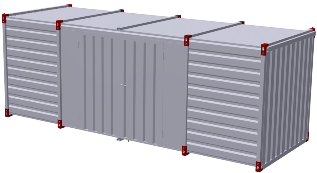 6m Storage Container - Double Side-Doors | Kovobel Ireland