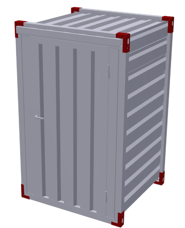 1m x 1.2m Standard Storage Unit - Steel Base | Kovobel Ireland